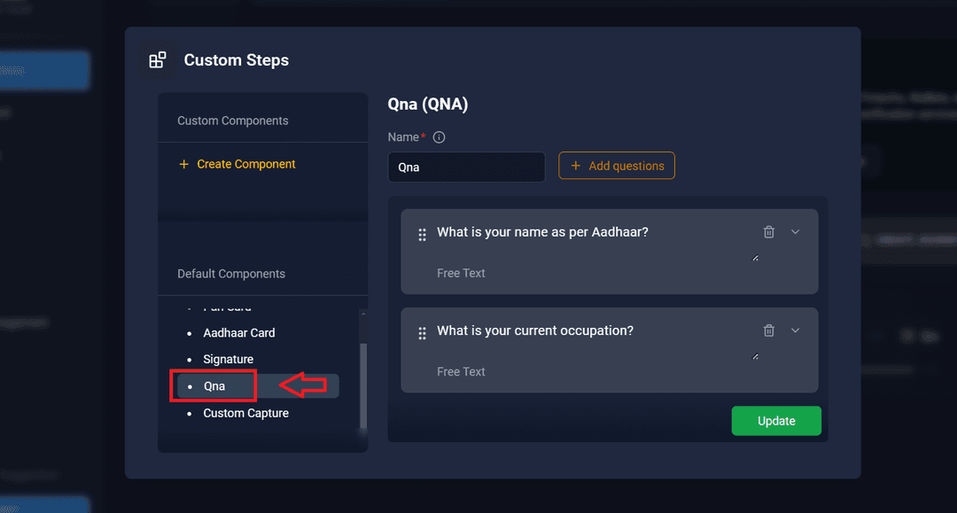 Qna Customization